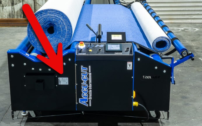 Service Request - Accu-Cut Carpet / Turf Cutting Machines
